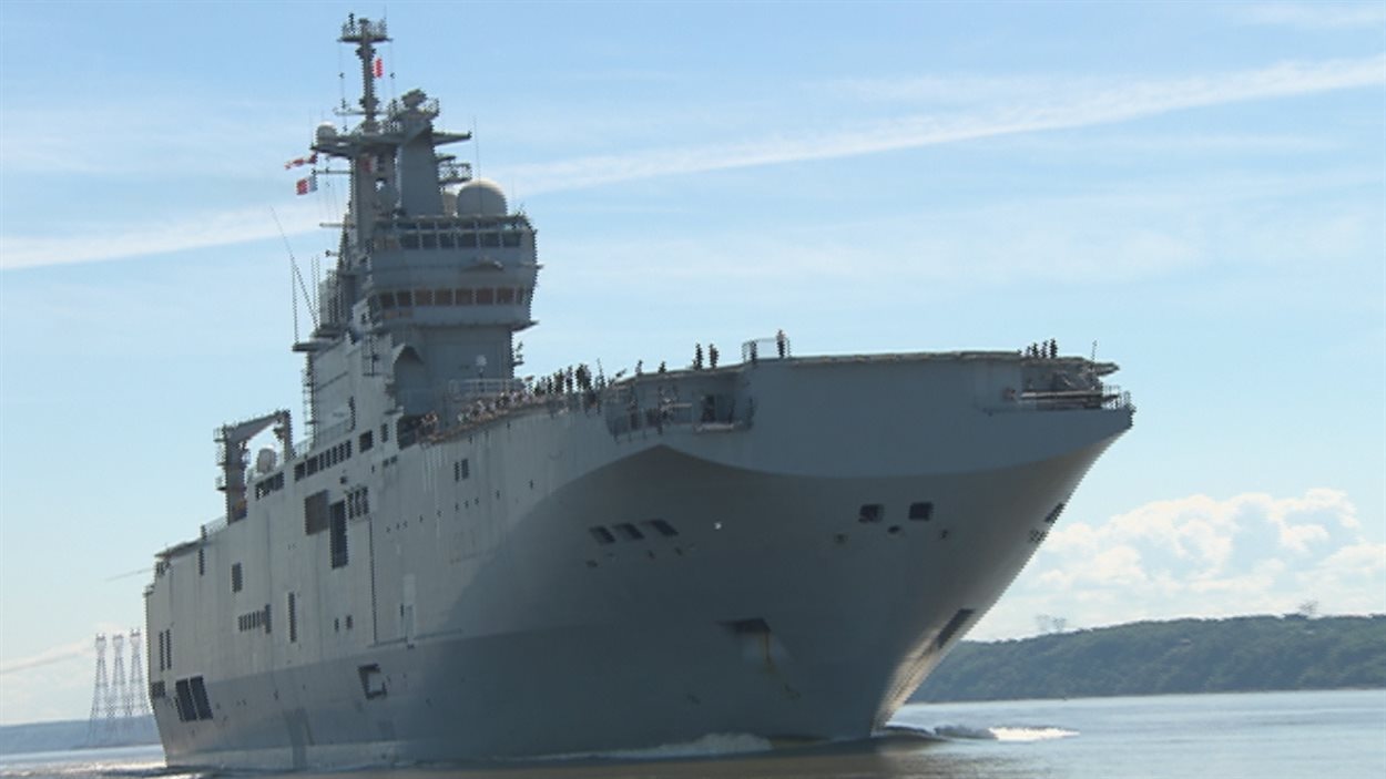 Visite à bord du BPC Mistral, un géant des mers | Radio-Canada.ca