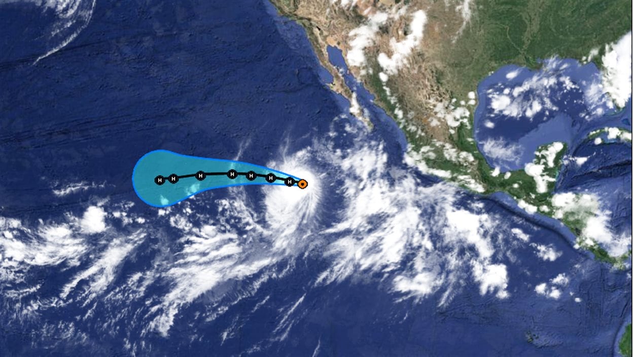 Une tempête se transforme en ouragan à l'ouest du Mexique | Radio-Canada