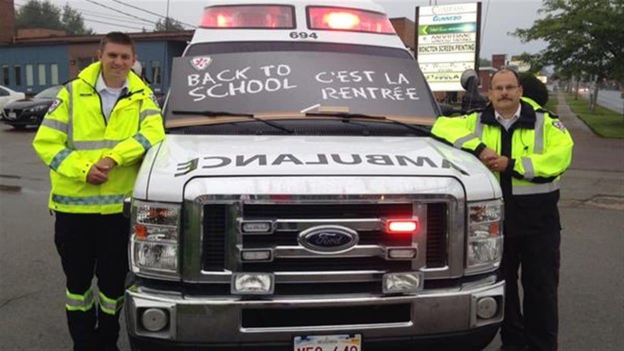 Rentrée scolaire : opération sécurité d’Ambulance NB | Radio-Canada