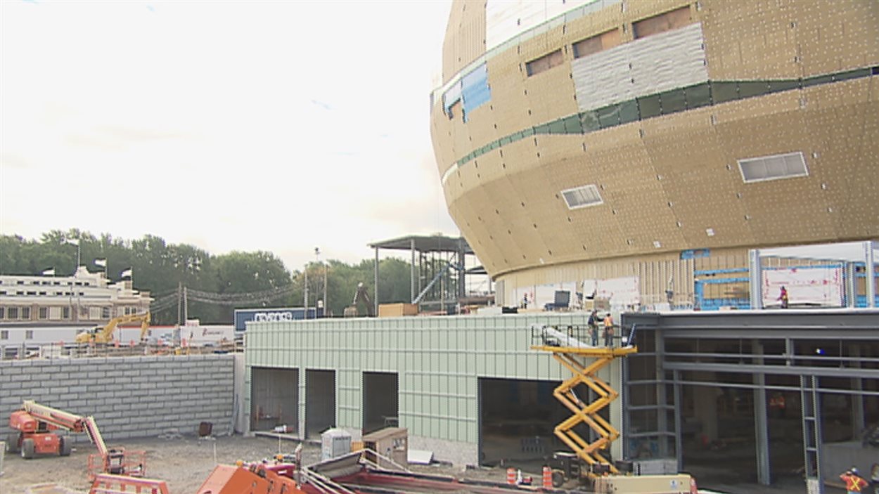 L'amphithéâtre de Québec de plus en plus concret | Radio-Canada