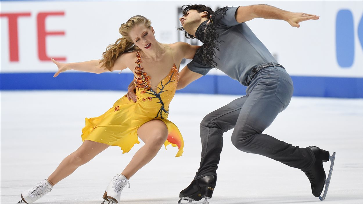 Weaver et Poje médaillés d'or en danse à Osaka | Radio-Canada