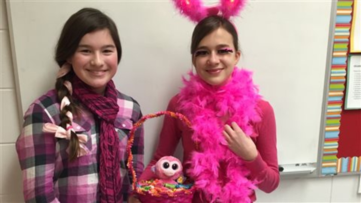 Journée du chandail rose à l'école Noël-Ritchot de Saint-Norbert ...
