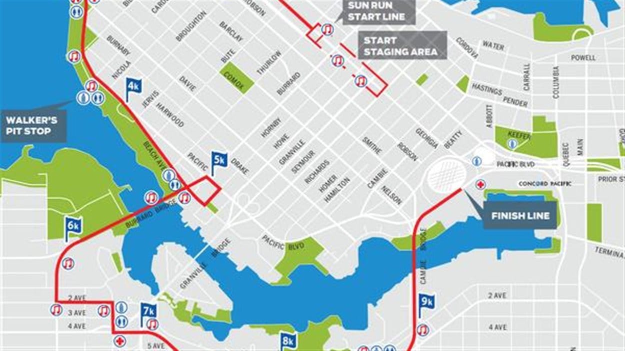 Plus de 50 000 participants au 31e Sun Run de Vancouver | Radio-Canada