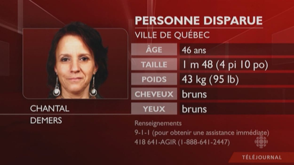 Disparition de Chantal Demers : un homme est arrêté | Radio-Canada