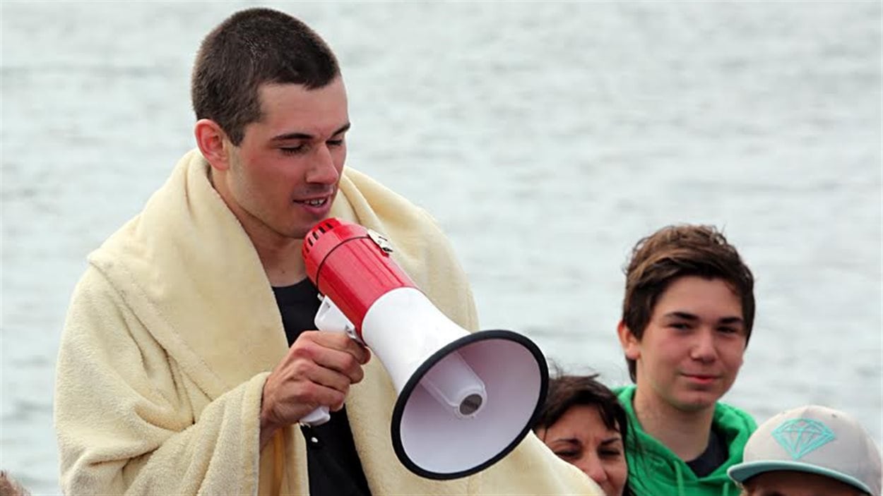Le nageur Vincent Godin a réussi sa grande traversée | Radio-Canada