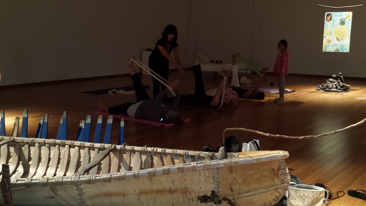 Des cours de yoga au coeur du Centre d'exposition de Rouyn-Noranda ...