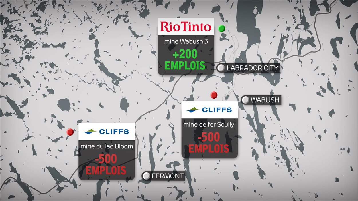 Feu vert au projet Wabush-3 d’IOC | Radio-Canada.ca