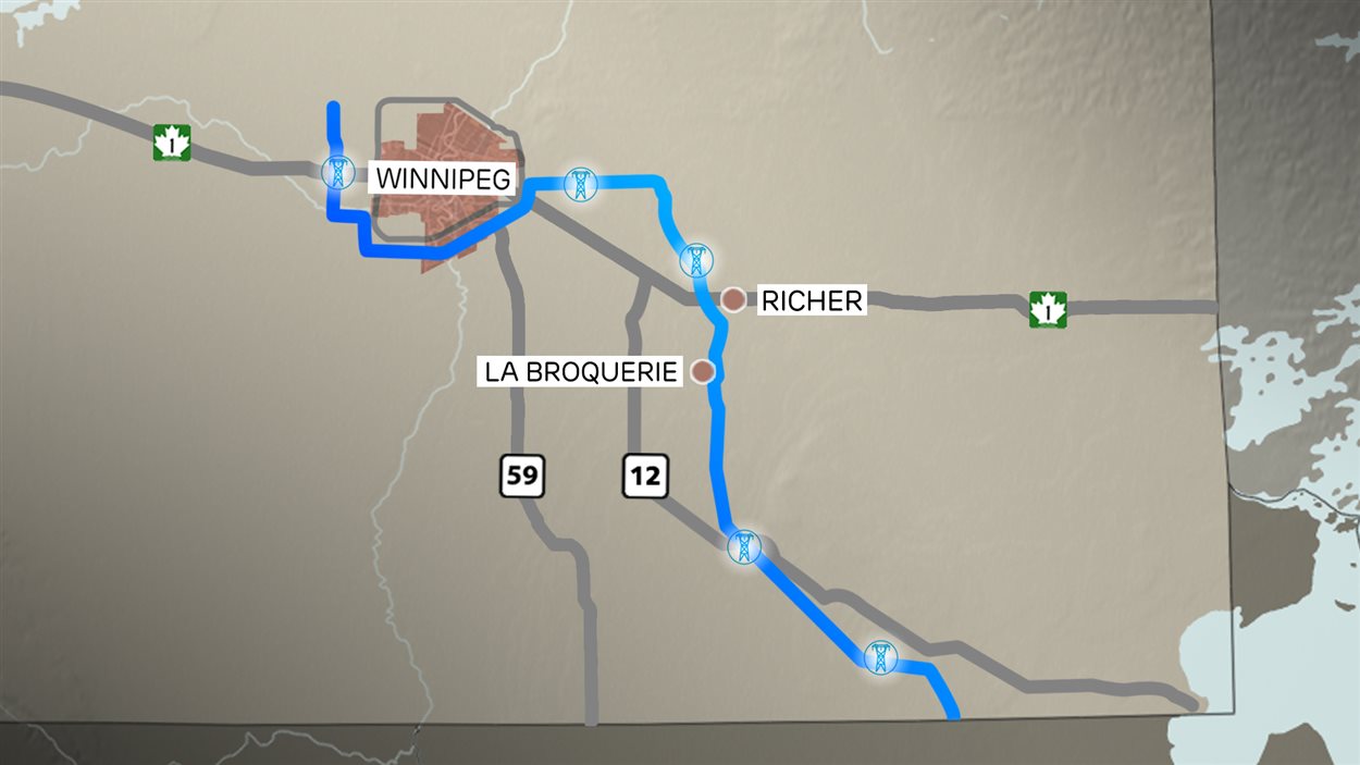 Hydro-Manitoba dévoile le tracé de la ligne de transmission Manitoba ...