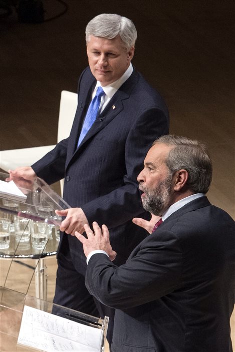 Les affaires étrangères au coeur d'un débat des chefs relevé | Radio-Canada