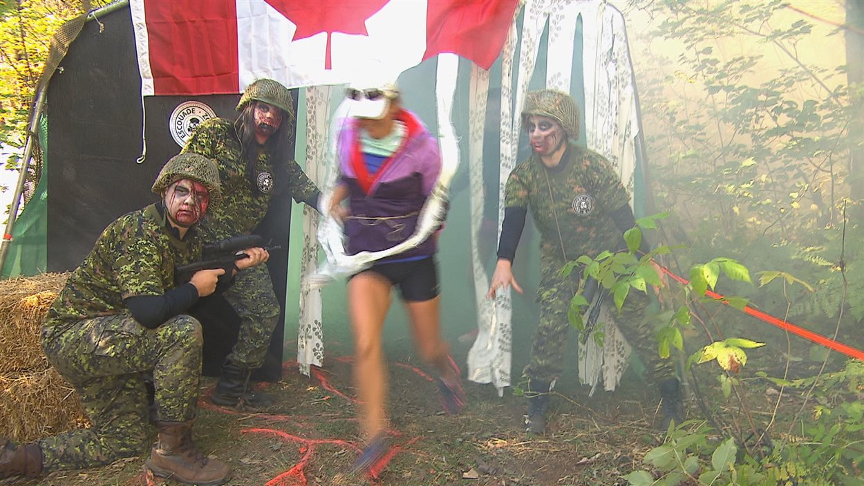 Course de zombies dans l'arrondissement de Jonquière | Radio-Canada