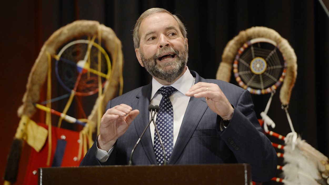 Engagements de Mulcair devant l'Assemblée des Premières Nations ...
