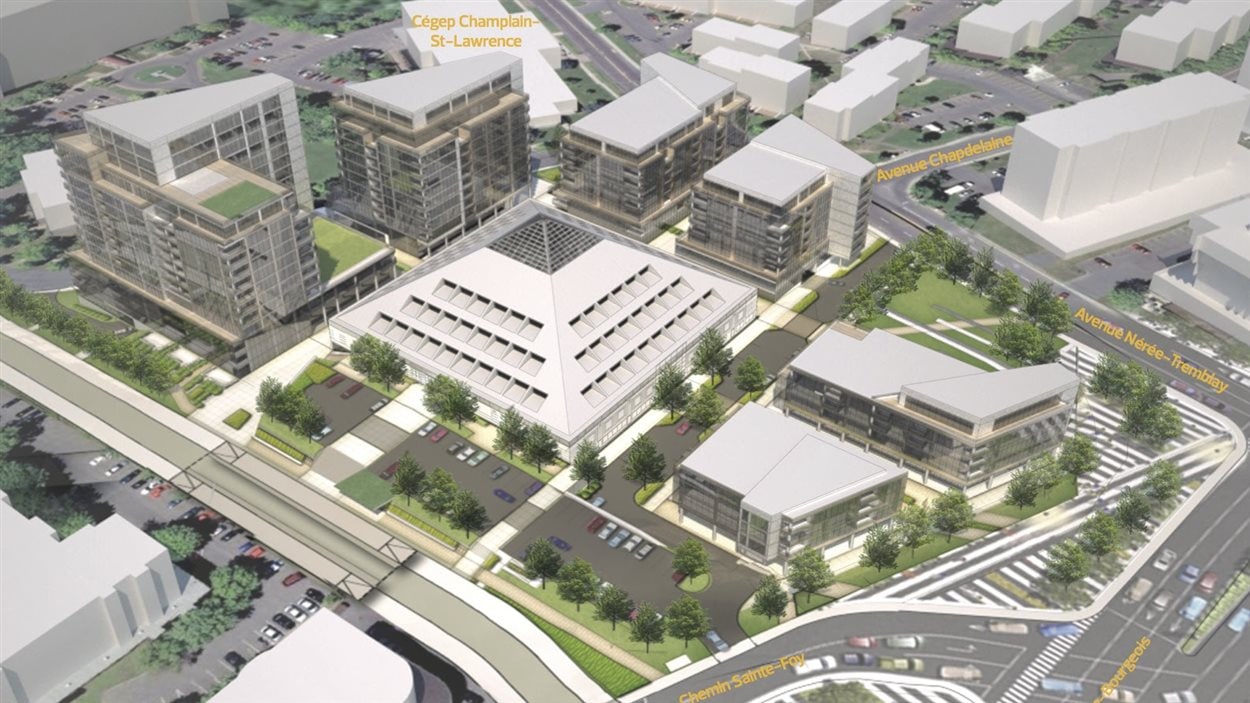 Ambitieux projet de 125 M$ à la Pyramide | Radio-Canada