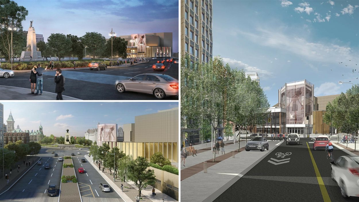 Les travaux de rénovation du CNA d'Ottawa sont avancés | Radio-Canada