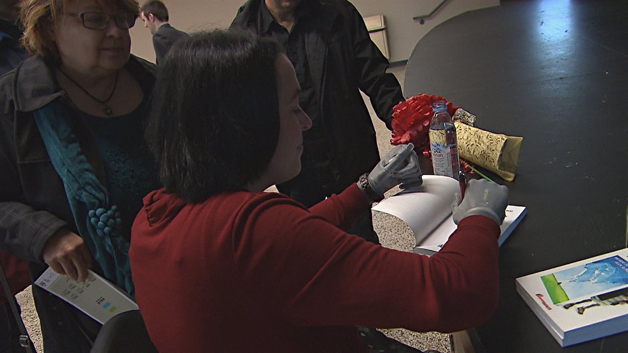 Marie-Sol St-Onge porte un message de résilience | Radio-Canada