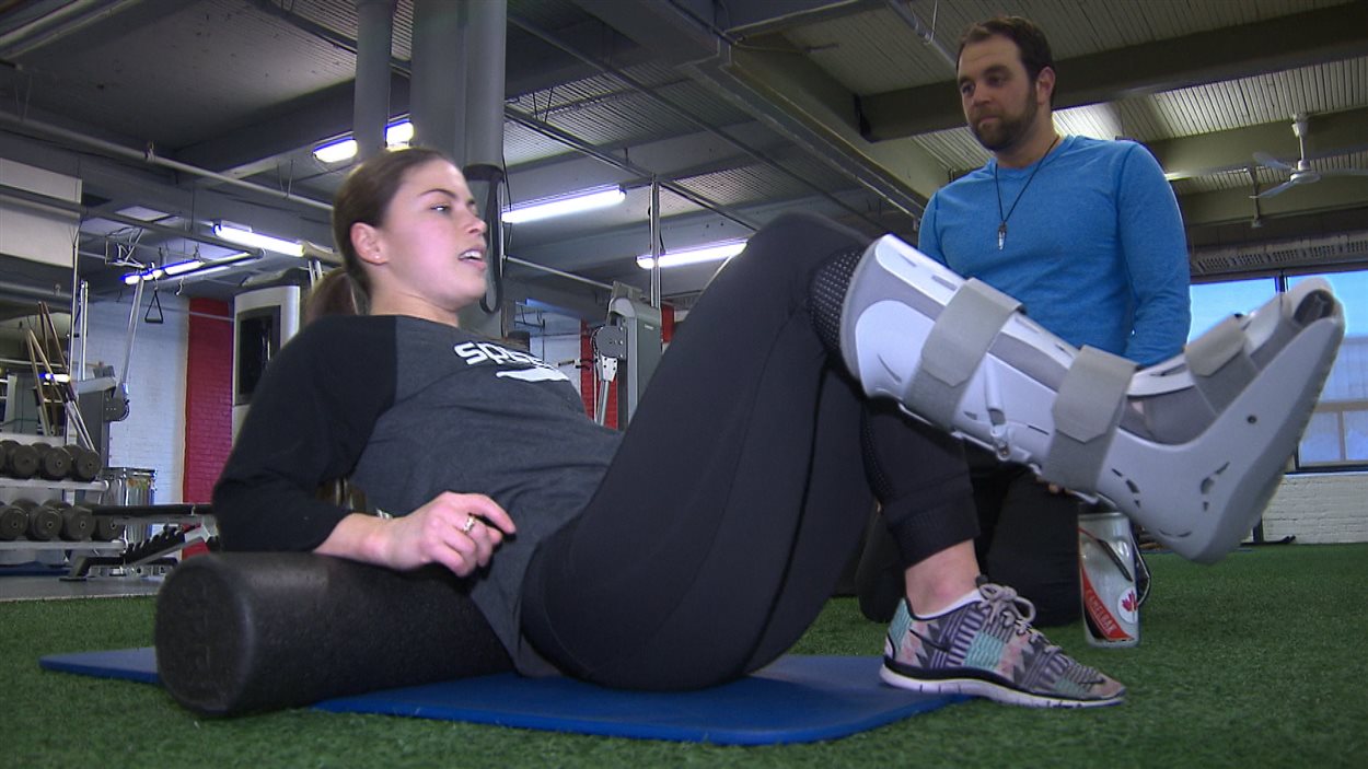 Roseline Filion va plonger à Rio, malgré sa fracture | Radio-Canada