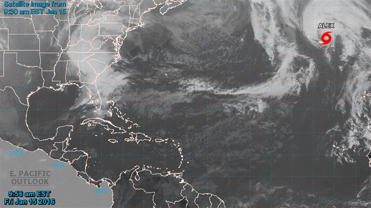 L'ouragan exceptionnel Alex se transforme en tempête tropicale | Radio ...