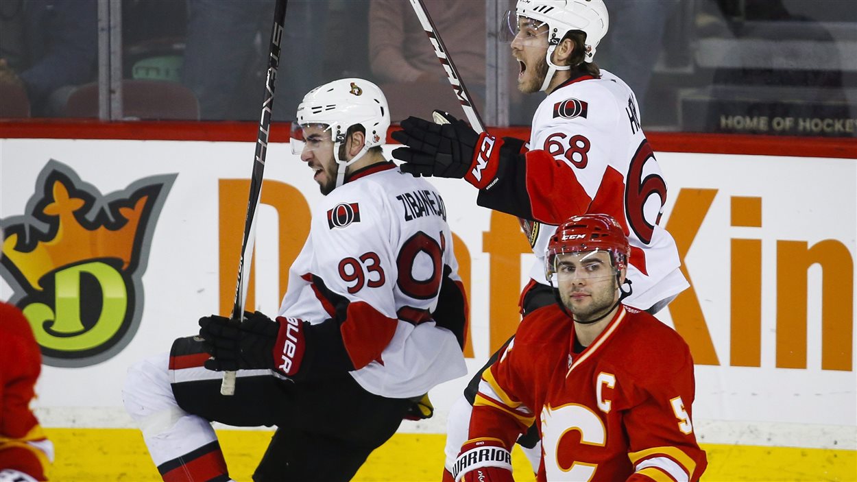 Zibanejad réussit un tour du chapeau, les Sénateurs battent les Flames ...
