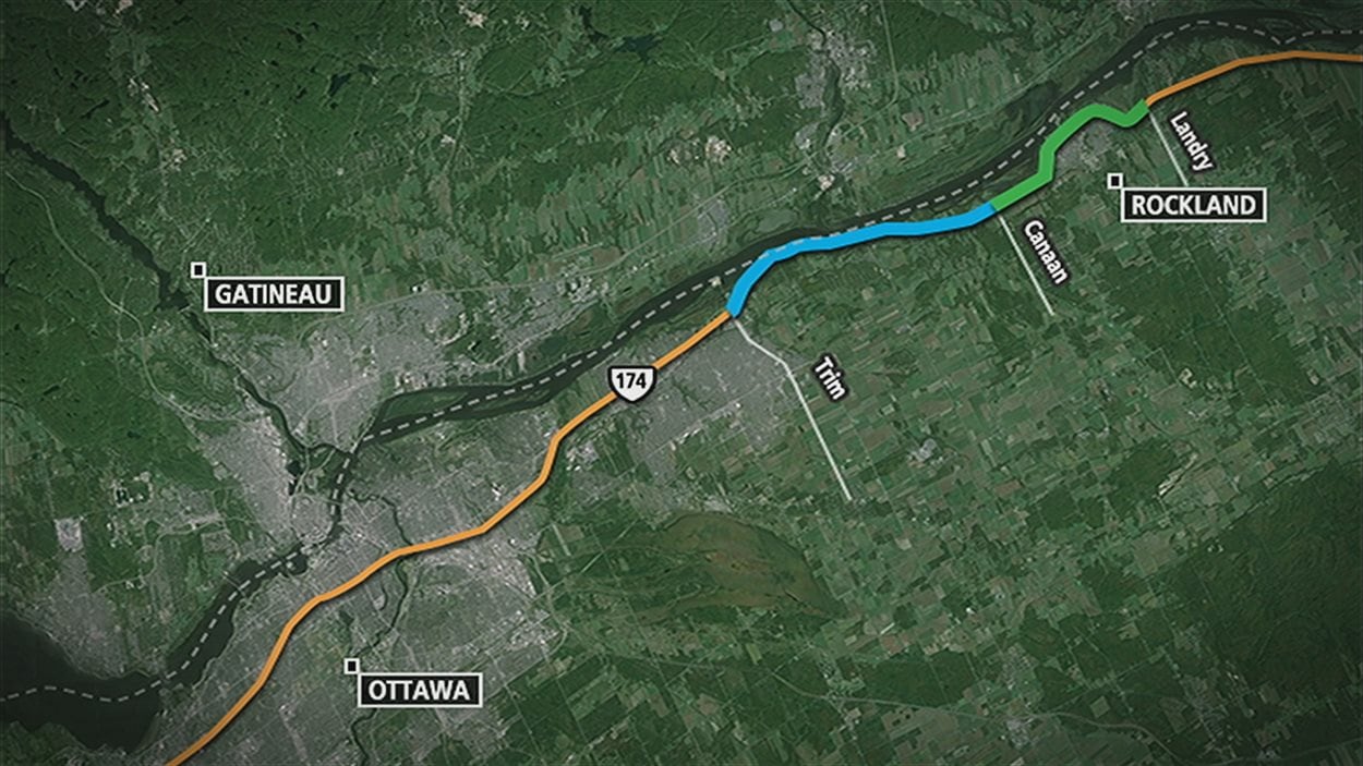 La route 174 sera élargie à Ottawa | Radio-Canada