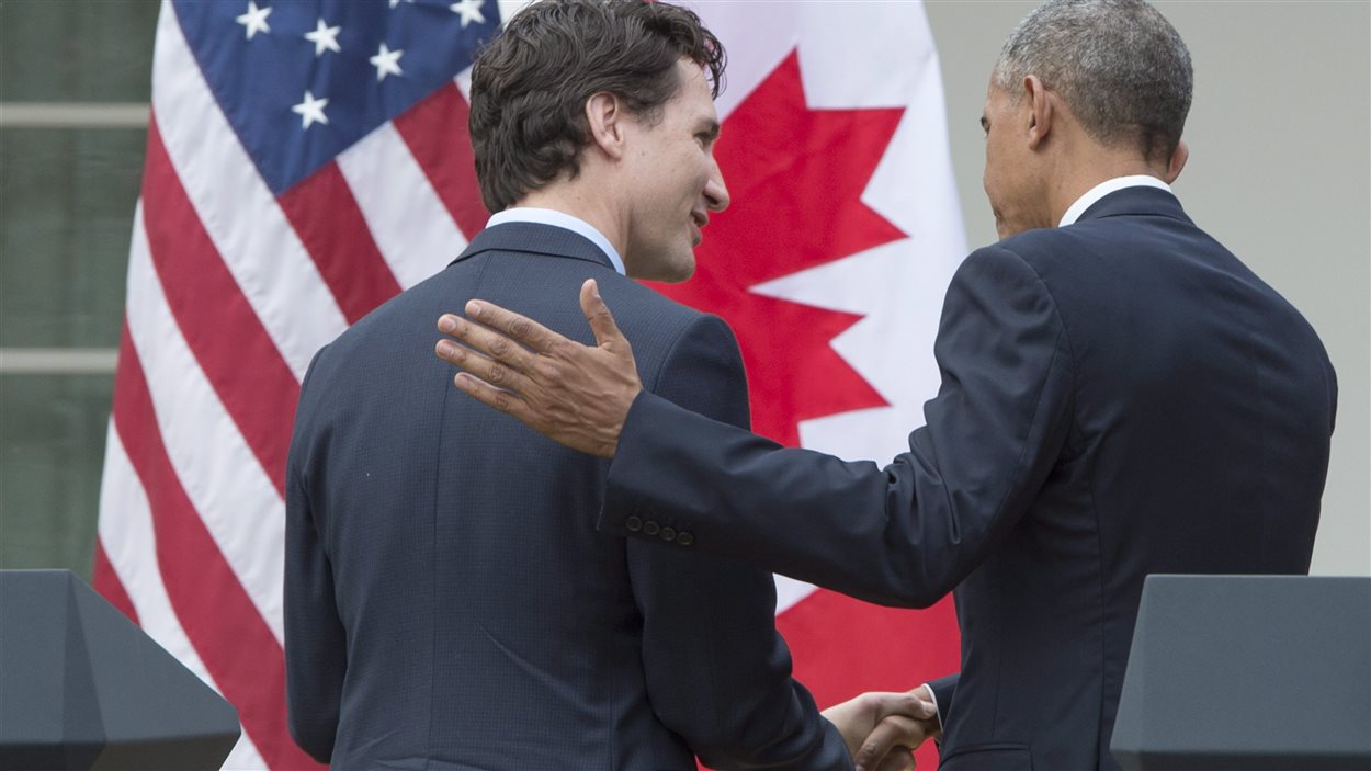 Trudeau et Obama célèbrent l'amitié canado-américaine | Radio-Canada