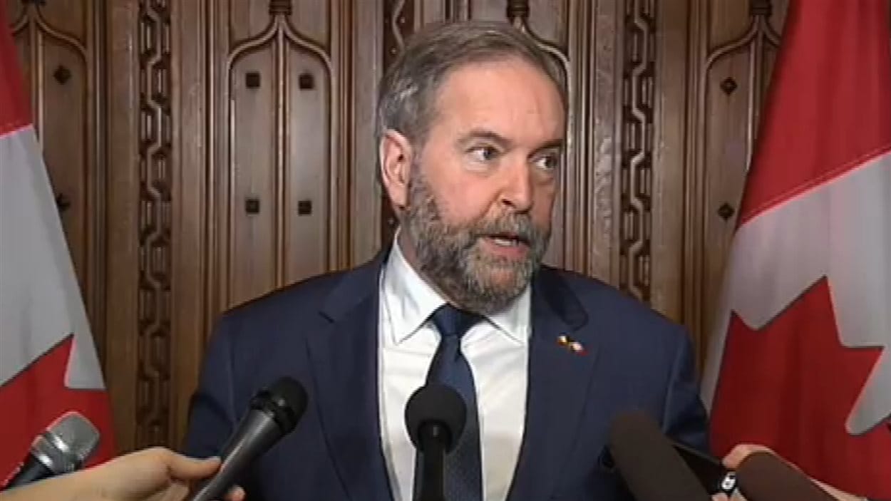 Mulcair veut un fort appui pour rester à la tête du NPD | Radio-Canada.ca