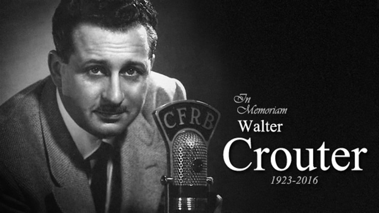 L'ancien animateur Walter Crouter est décédé à l'âge de 92 ans | Radio ...