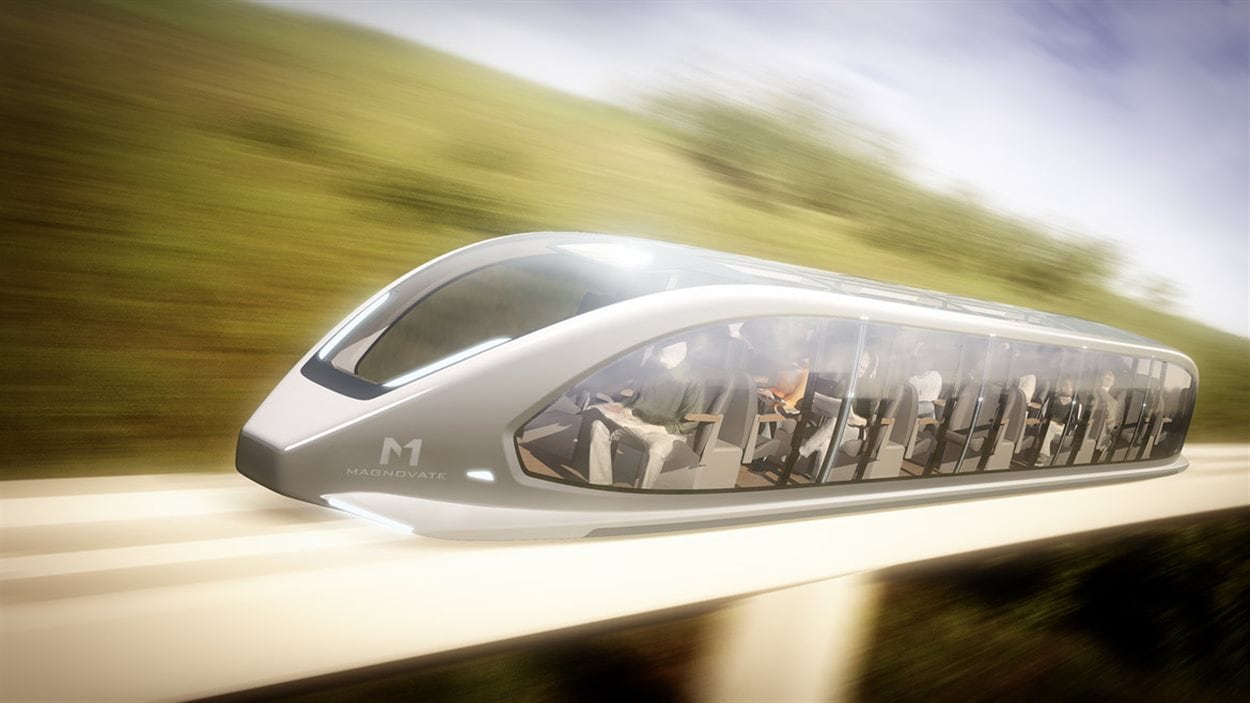 Une entreprise d'Edmonton propose un train magnétique | Radio-Canada