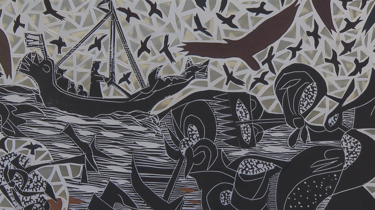 Exposition : René Derouin inspiré par les oiseaux de proie | Radio ...