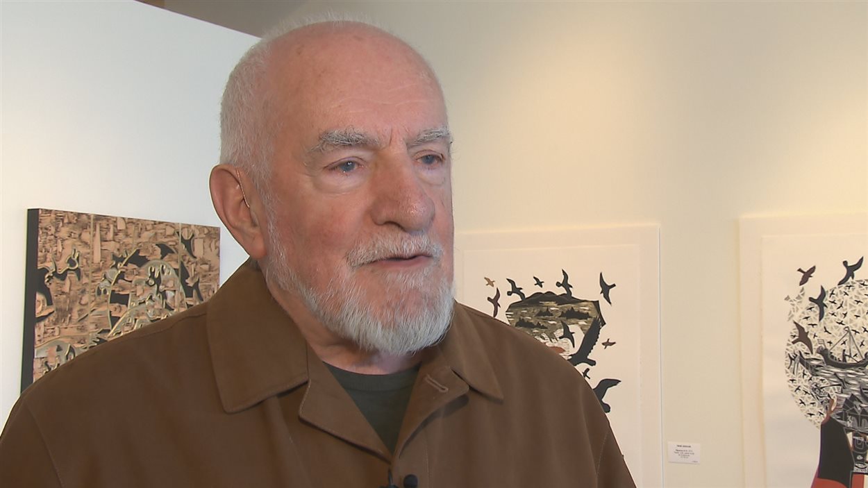 Exposition : René Derouin inspiré par les oiseaux de proie | Radio-Canada