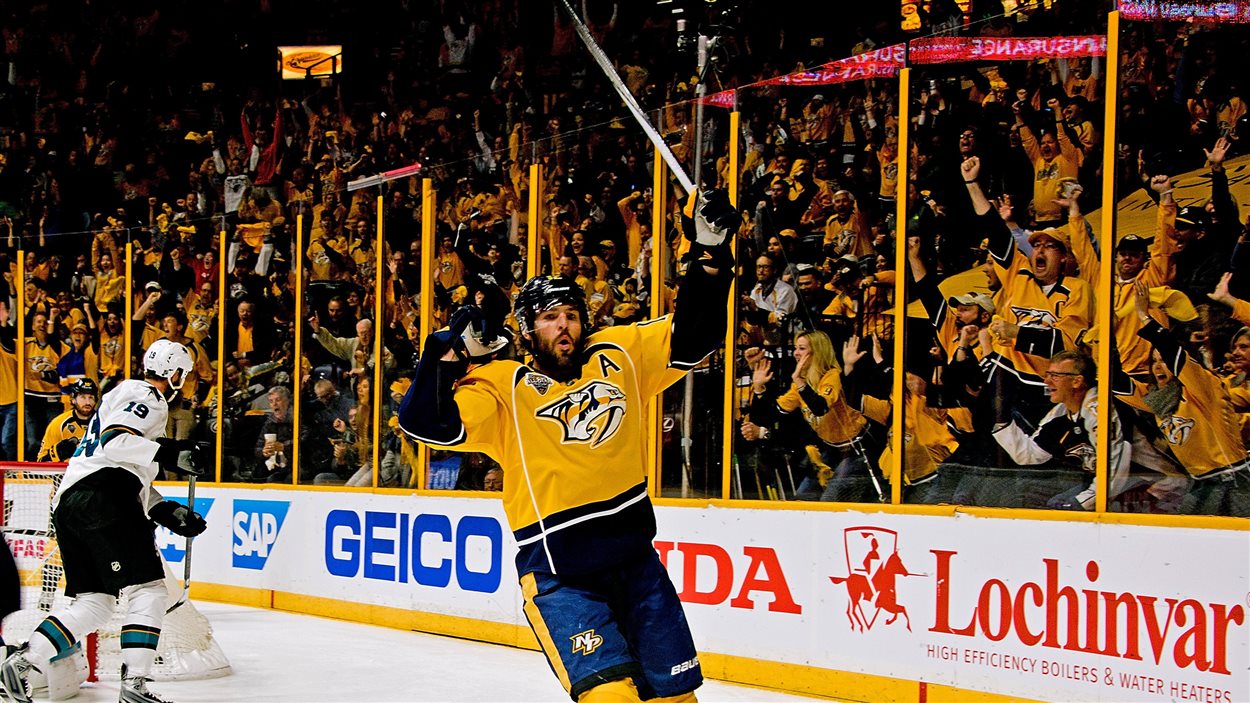 Mike Fisher et les Predators tranchent en prolongation | Radio-Canada