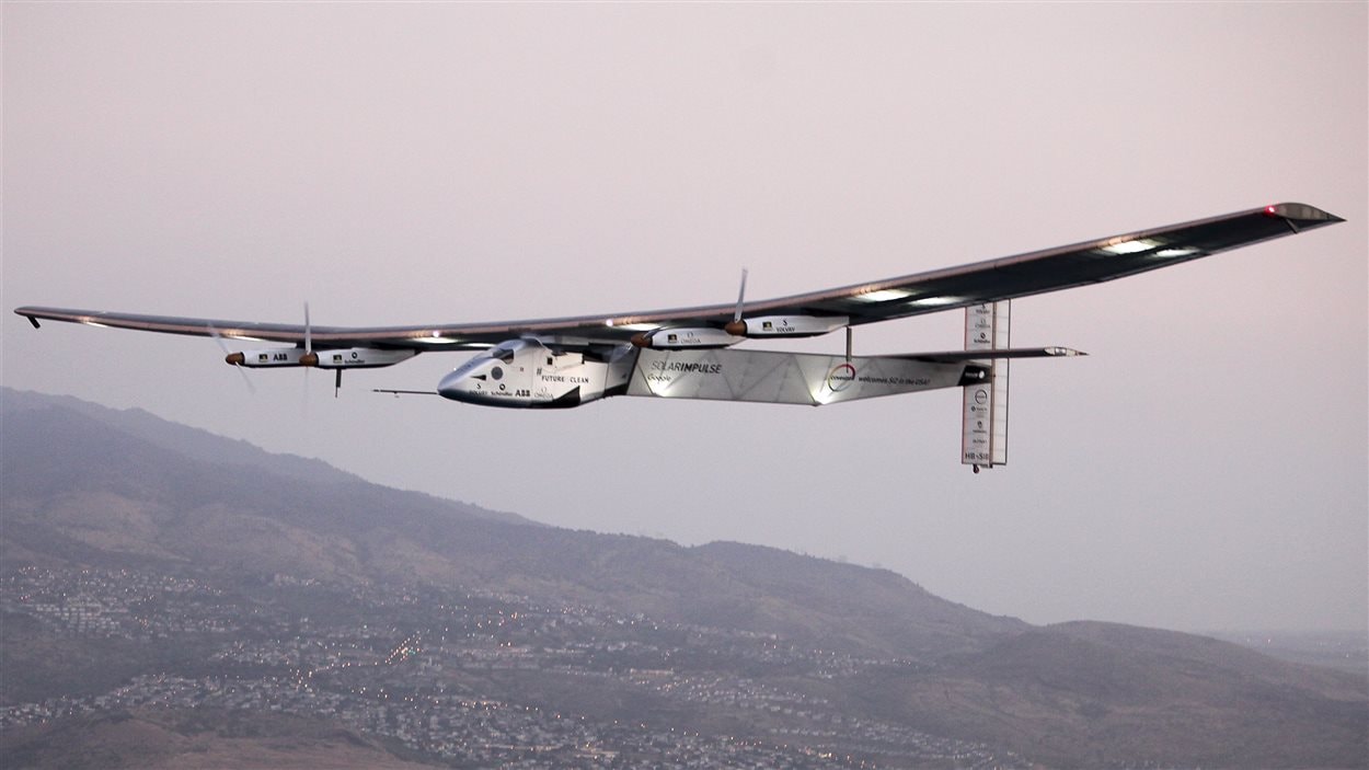 Solar Impulse 2 en route vers l'Égypte | Radio-Canada