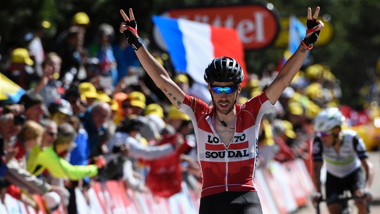 Thomas de Gendt conquiert le mont Ventoux, Froome chute | Radio-Canada