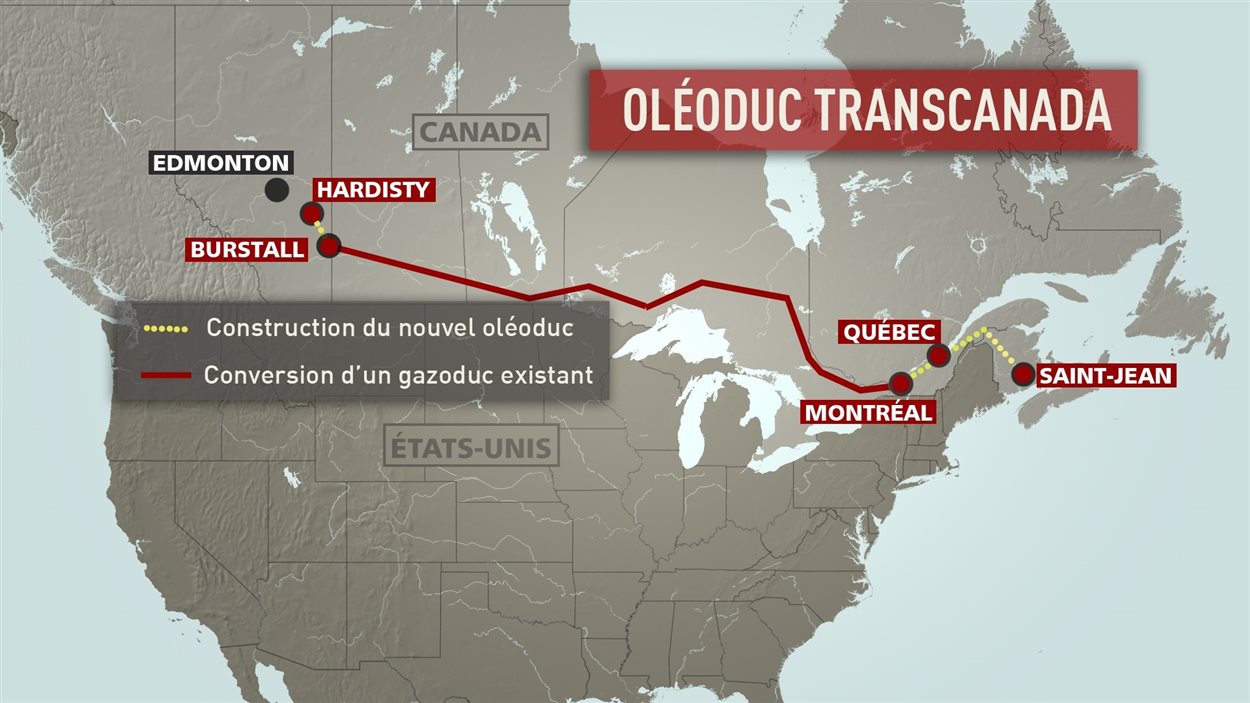 TransCanada envisage de changer le tracé de l'oléoduc Énergie Est ...