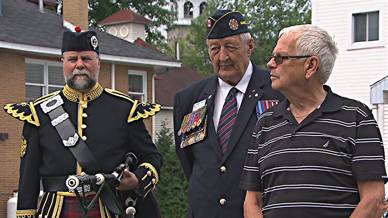 Une halte en l'honneur du vétéran Germain Nault inaugurée à Sherbrooke ...