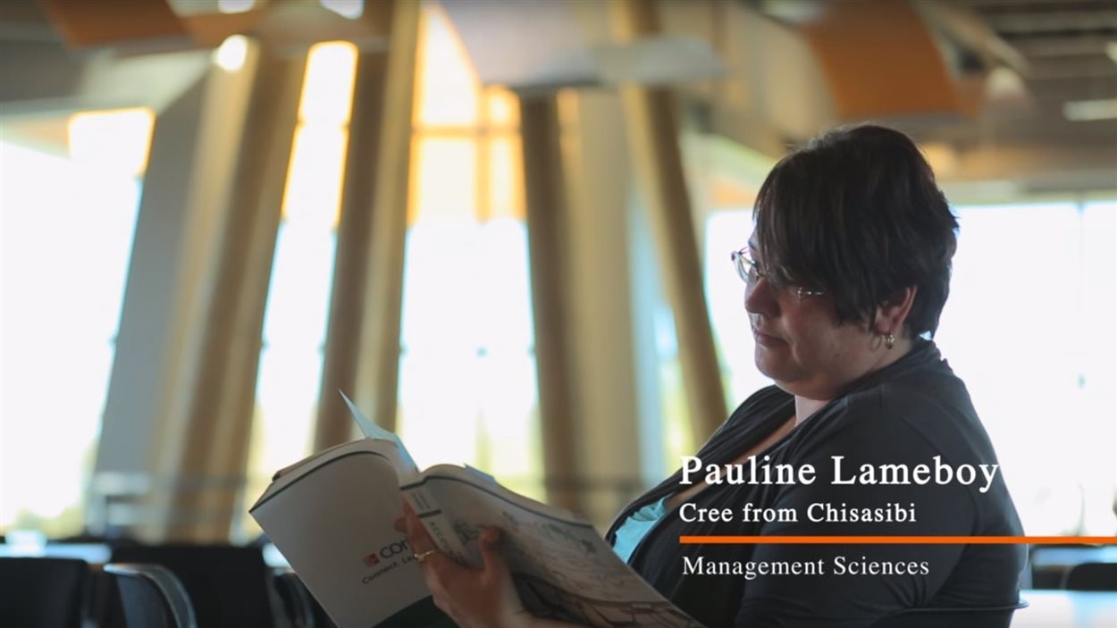 Étudiants autochtones à l'UQAT : Pauline Lameboy, un exemple de réussite | Radio-Canada