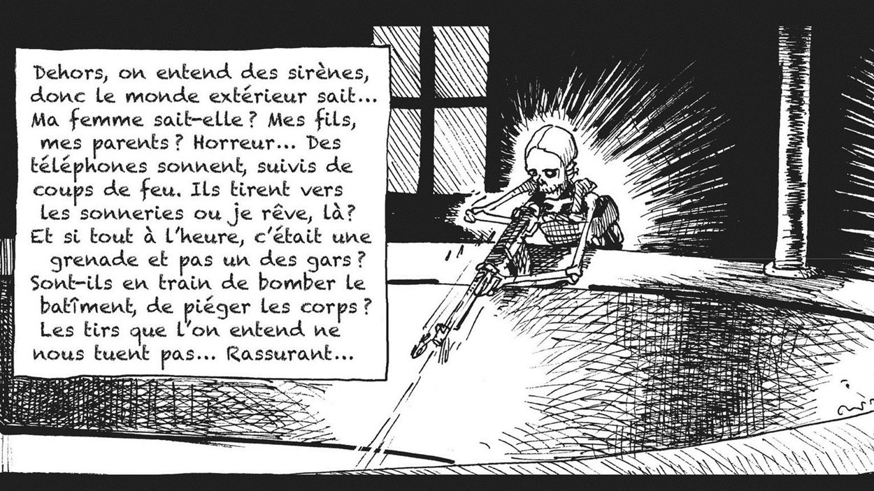 Un survivant du Bataclan raconte la soirée d'horreur dans une BD ...