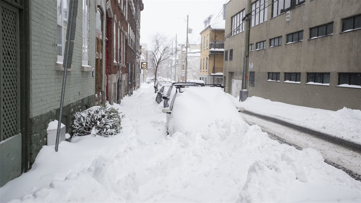 Québec a reçu 25 cm de neige depuis mardi | Radio-Canada