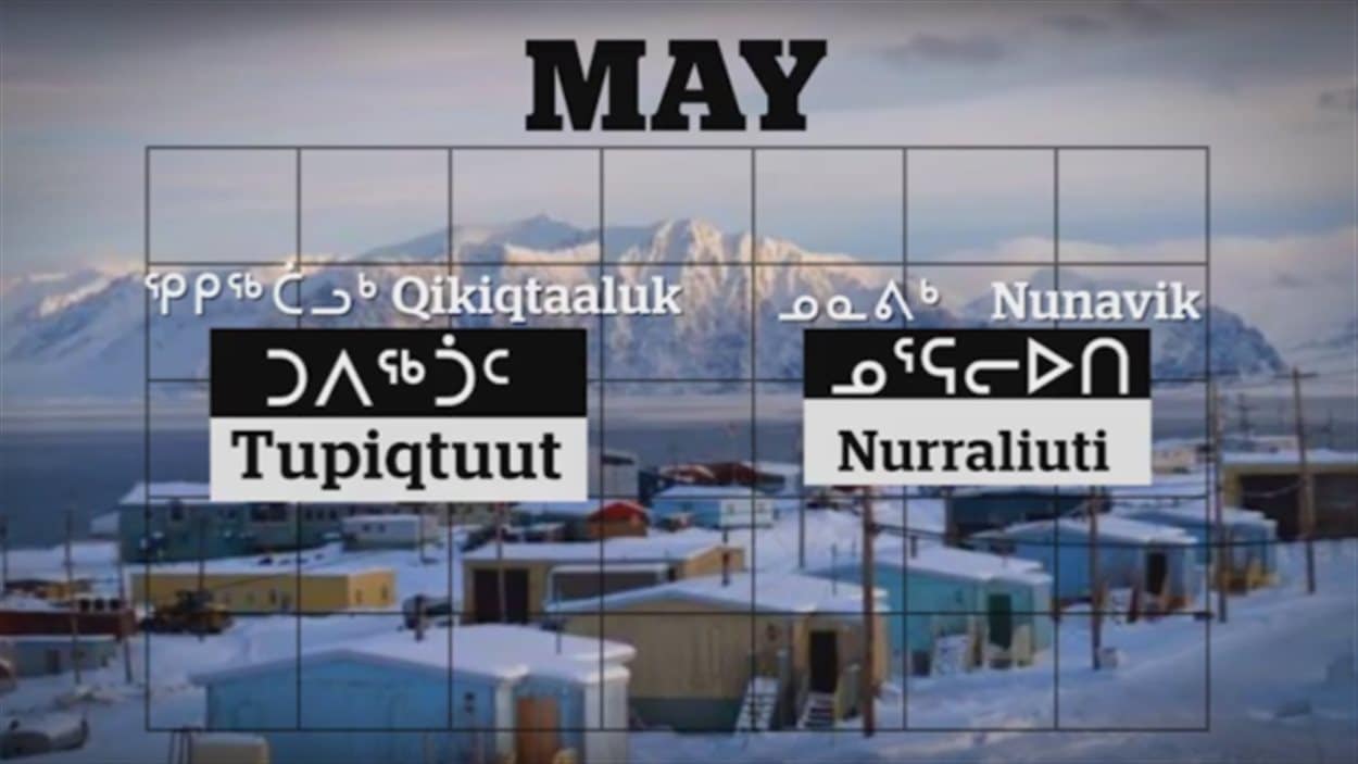 Les mois de l'année en inuktitut | Radio-Canada