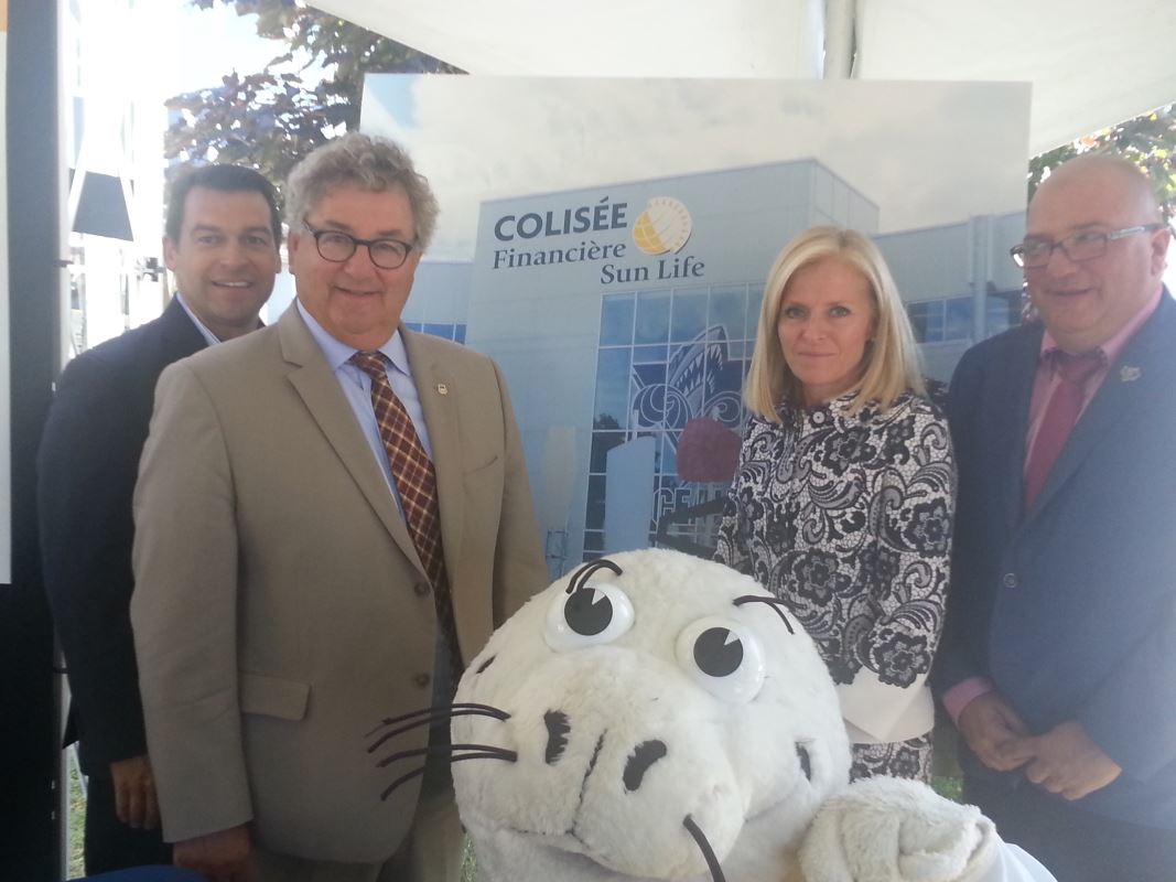 Le Colisée de Rimouski devient le Colisée Financière Sun Life | Radio ...